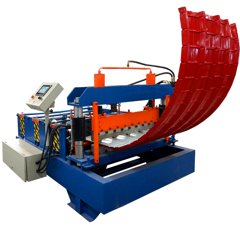 China manual sheet metal curving machine tile manufacturing plant tile ...